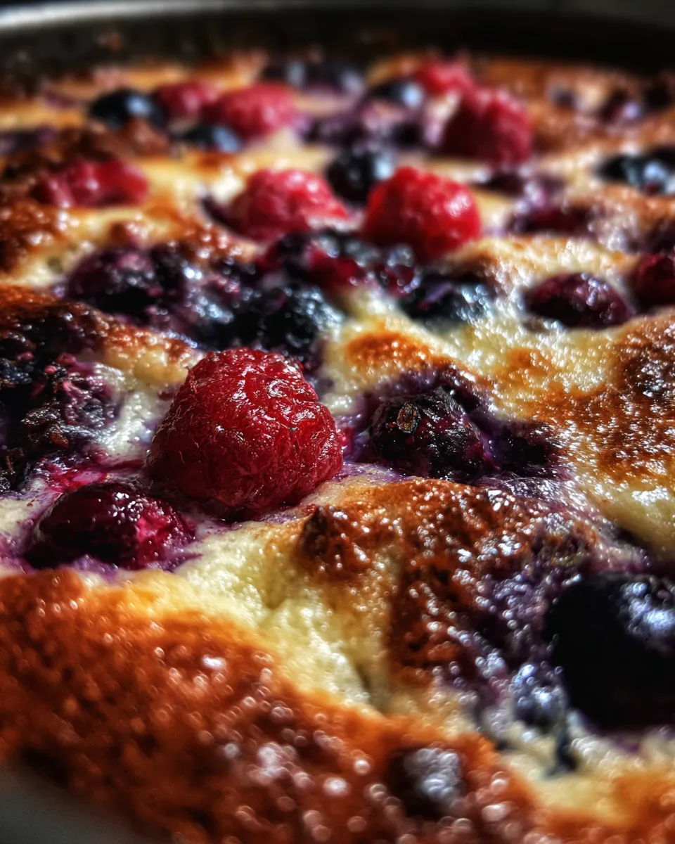 High Protein Berry Bake That Melts Into 5 Irresistible Servings